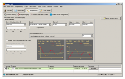 LEO Record (Ei) Pressure Data Logger