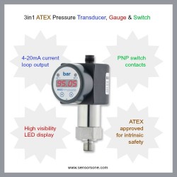 ATEX Approved Pressure Transmitters