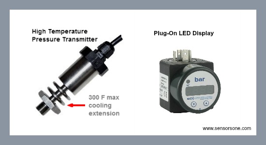 25 psi steam pressure measurement with a transmitter & display
