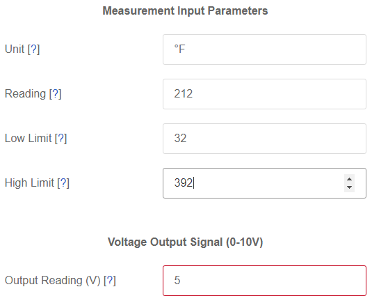 Measurement Reading to 0-10V Signal Converter