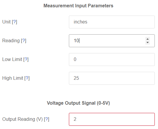 Measurement Reading to 0-5V Signal Converter